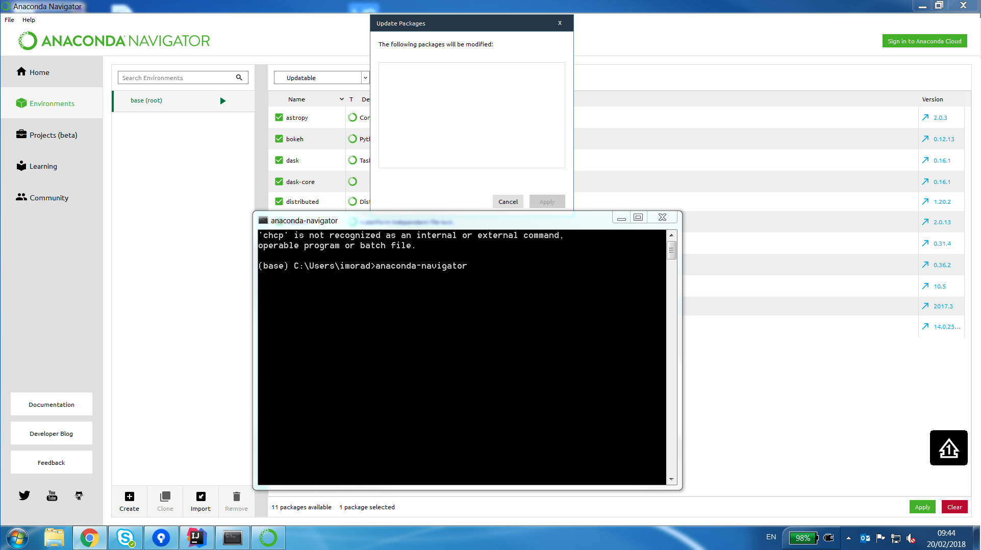 Navigation error · Issue #8603 · ContinuumIO/anaconda-issues · GitHub