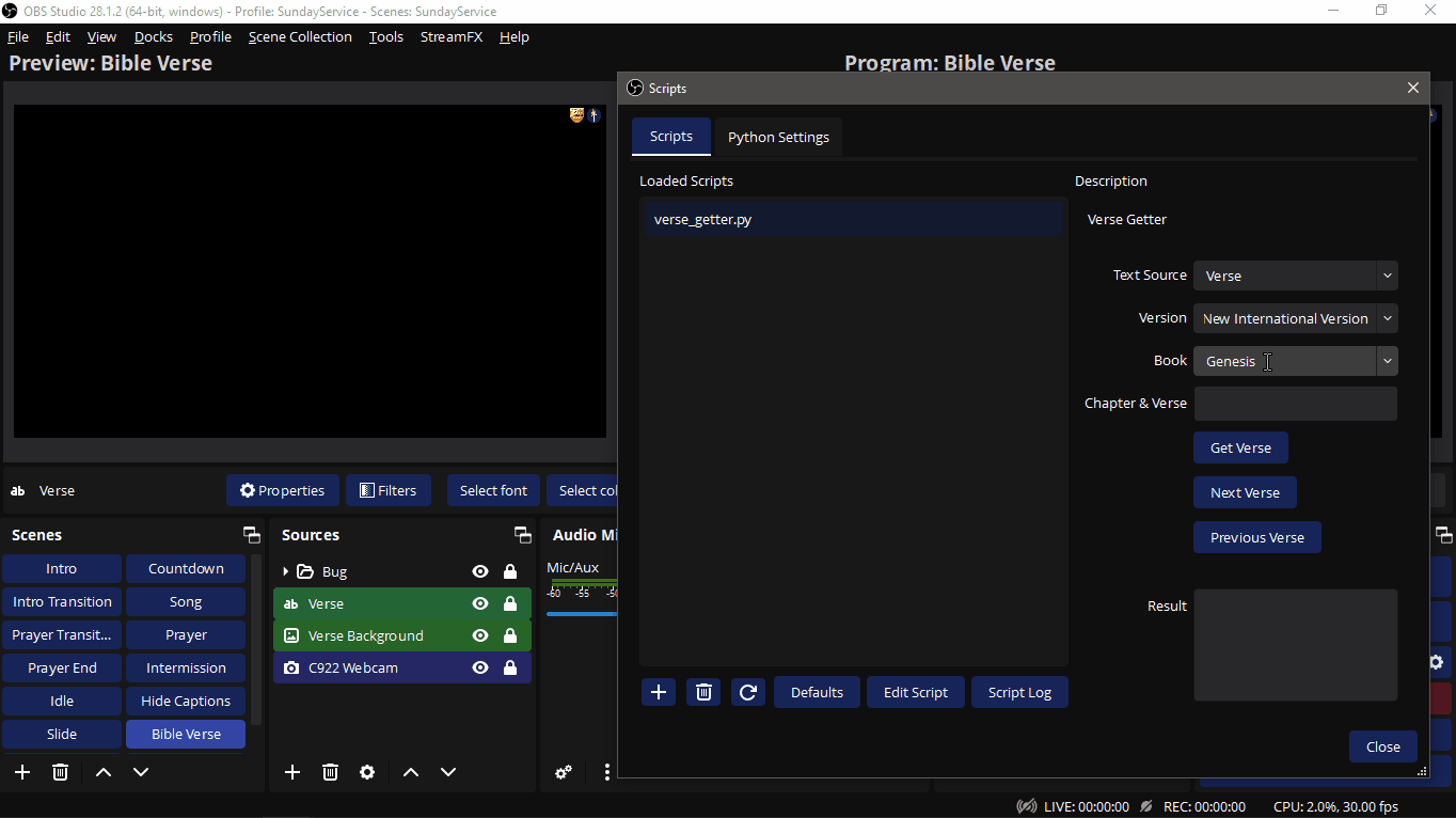 GitHub - VinceSanJuan/verse_getter: A collection of Python scripts for OBS that update text ...