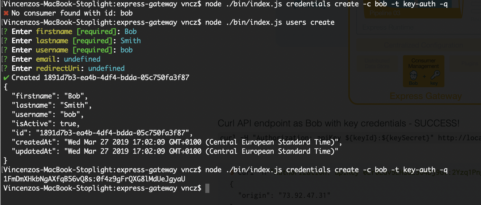 [Bug] "eg credentials create" hangs · Issue #889 · ExpressGateway/express-gateway · GitHub