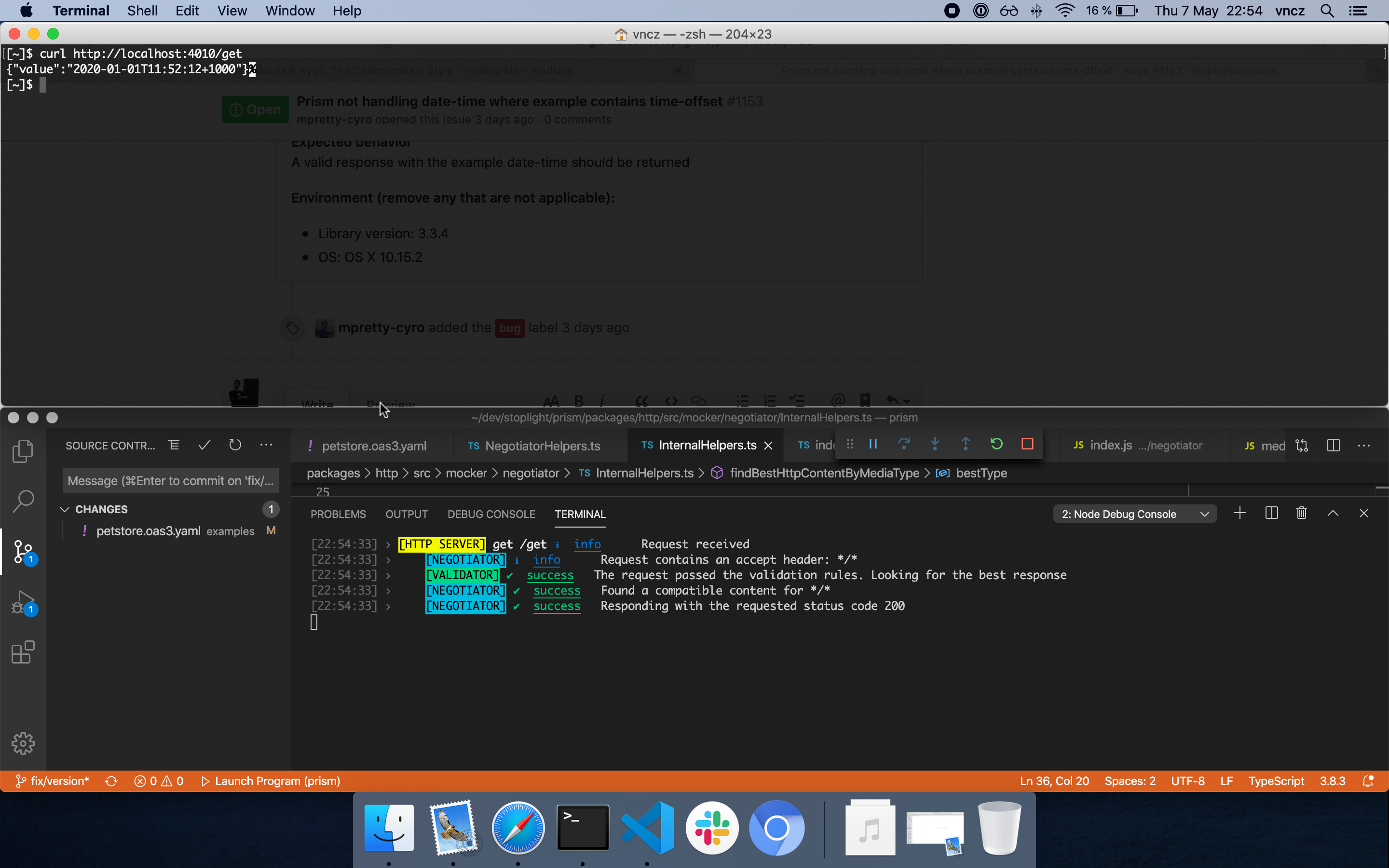 Prism not handling date-time where example contains time-offset · Issue #1153 · stoplightio ...