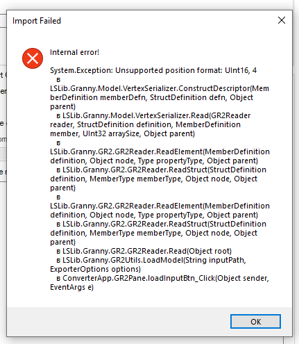 Can't import GR2 because lslib doesn't see granny2.dll in folder · Issue #122 · Norbyte/lslib ...