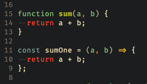Arrow function name doesn't have same highlight as regular function name · Issue #1247 ...