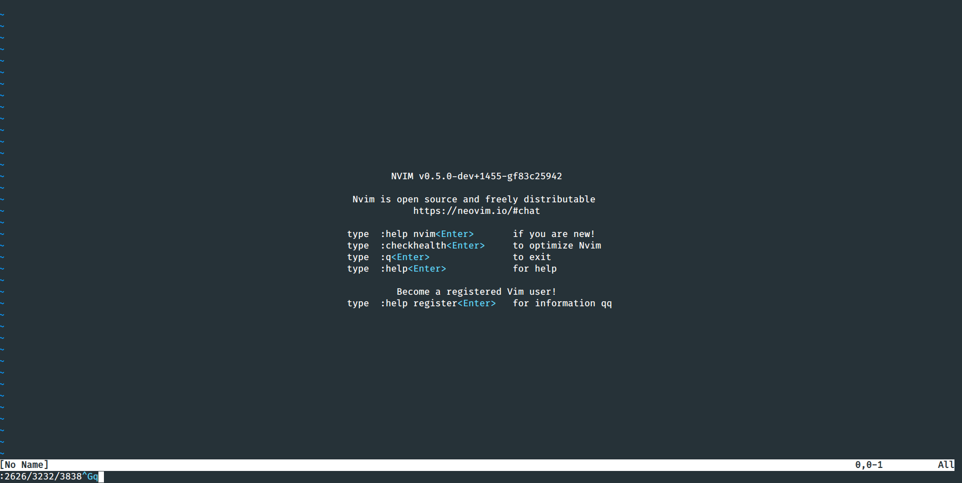 nvim opens in command mode with random text · Issue #14934 · neovim ...