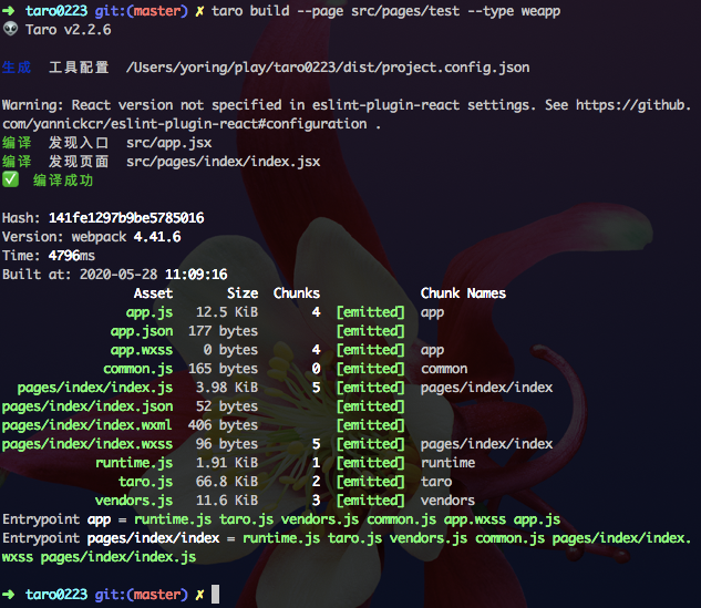 [2.2.6] Taro cli 无法单独编译页面 · Issue #6487 · NervJS/taro · GitHub