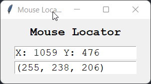 GitHub - m0rth4r0/Mouse_Locator: Location of the mouse and colours of ...