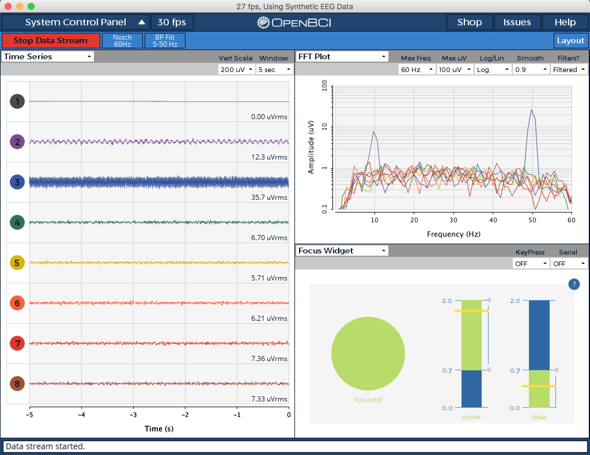 Focus Widget colors · Issue #192 · OpenBCI/OpenBCI_GUI · GitHub