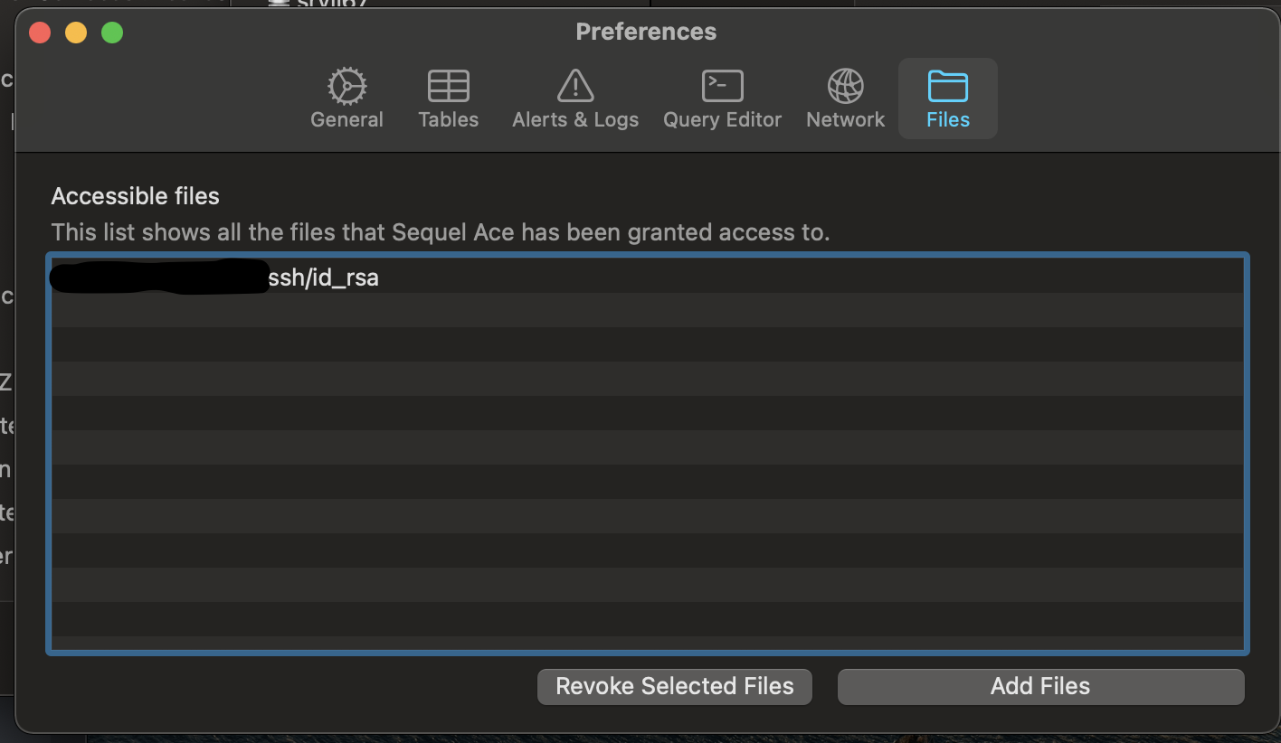 Ssh Connection Failed Only In Sequel Ace Sequel Pro Works · Issue 968 · Sequel Ace Sequel Ace