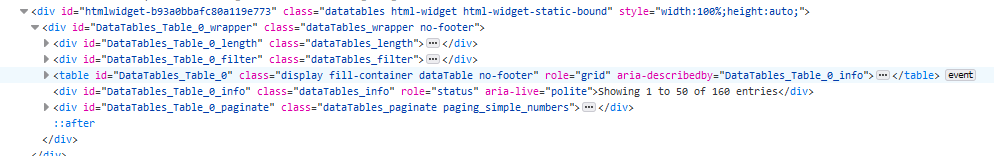 Flexdashboard is not showing horizontal scroll bar for DT in the browser · Issue #109 · rstudio ...