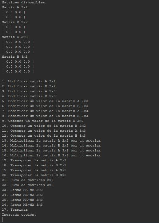 GitHub - rresendizlazaro/Matrices-1.0: Programa de matrices de 2x2 y 3x3 con operaciones básicas ...