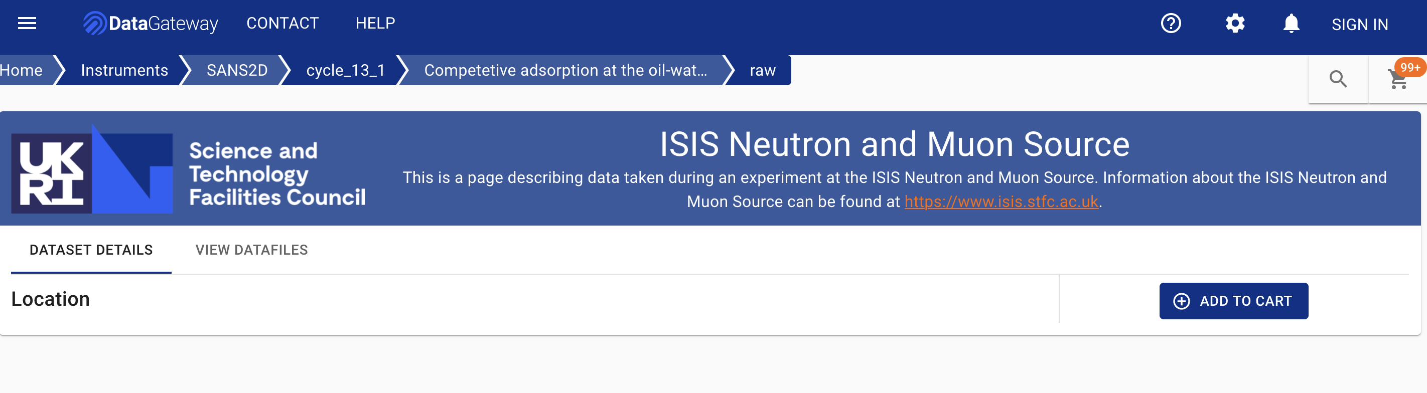 Issue navigating datasets · Issue #850 · ral-facilities/datagateway · GitHub