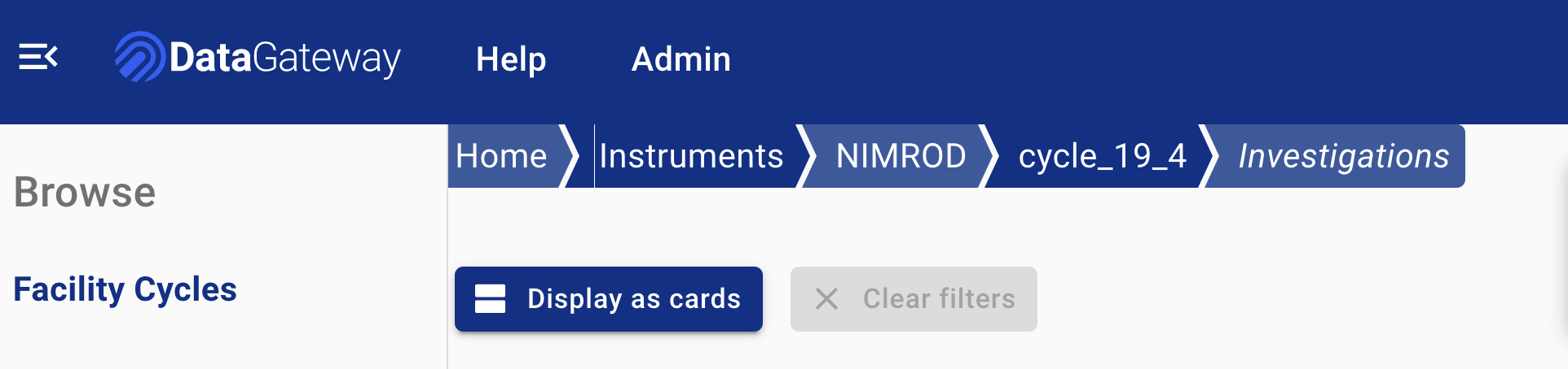 Visual glitch in breadcrumbs · Issue #1196 · ral-facilities/datagateway · GitHub