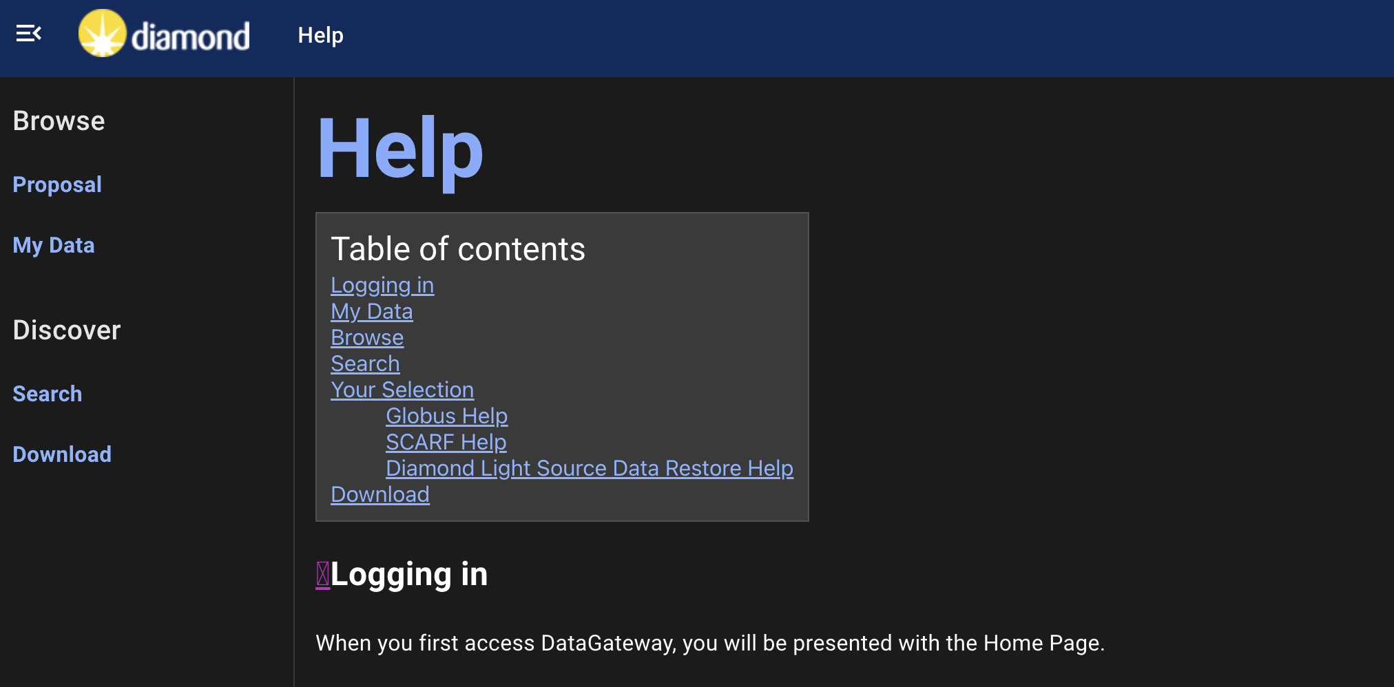 Help page - arrow to go to the top · Issue #1114 · ral-facilities/scigateway · GitHub