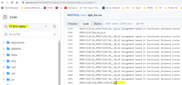 Incorrect DPB1 TCE3 match grading · Issue #1028 · Anthony-Nolan/Atlas · GitHub