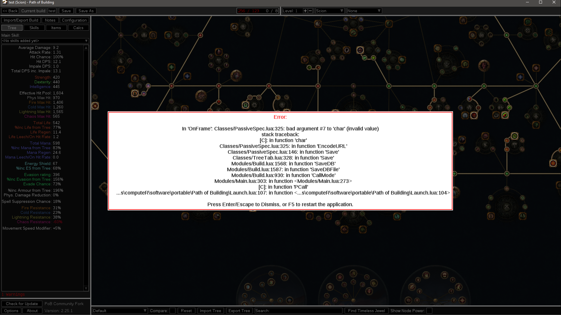 Brainstorm Trees No Longer Saving Properly · Issue #4781 · PathOfBuildingCommunity ...