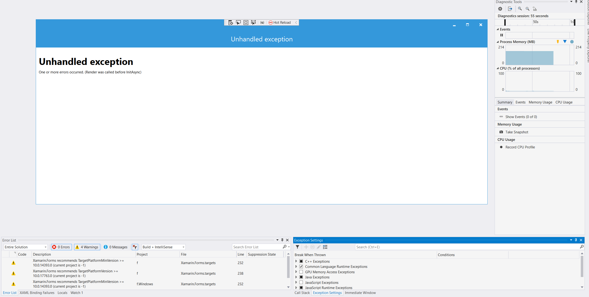BlazorHybrid WebView does not render · Issue #223 · dotnet/MobileBlazorBindings · GitHub
