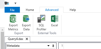 Advance Tab of Dax Studio doesn't show Metrics (View Metrics) Section · Issue #1160 · DaxStudio ...