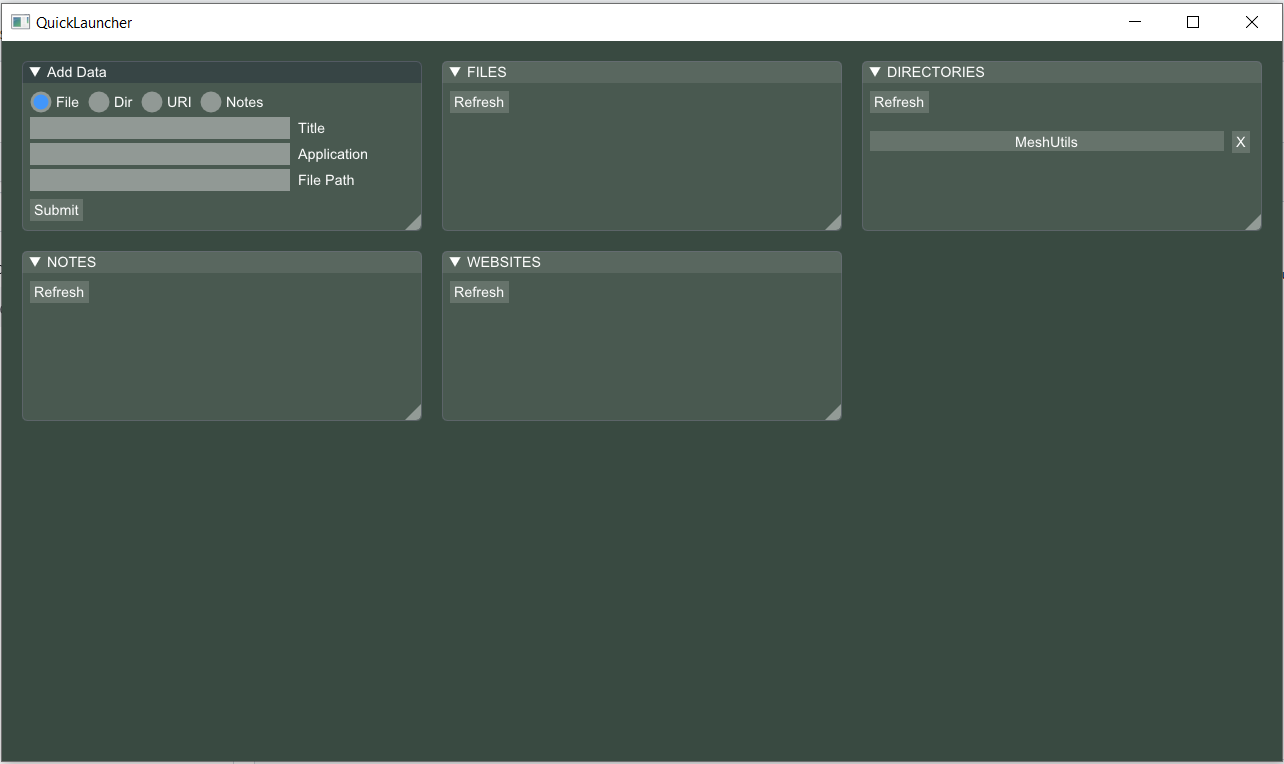 GitHub - Suresh3d/QuickLauncher