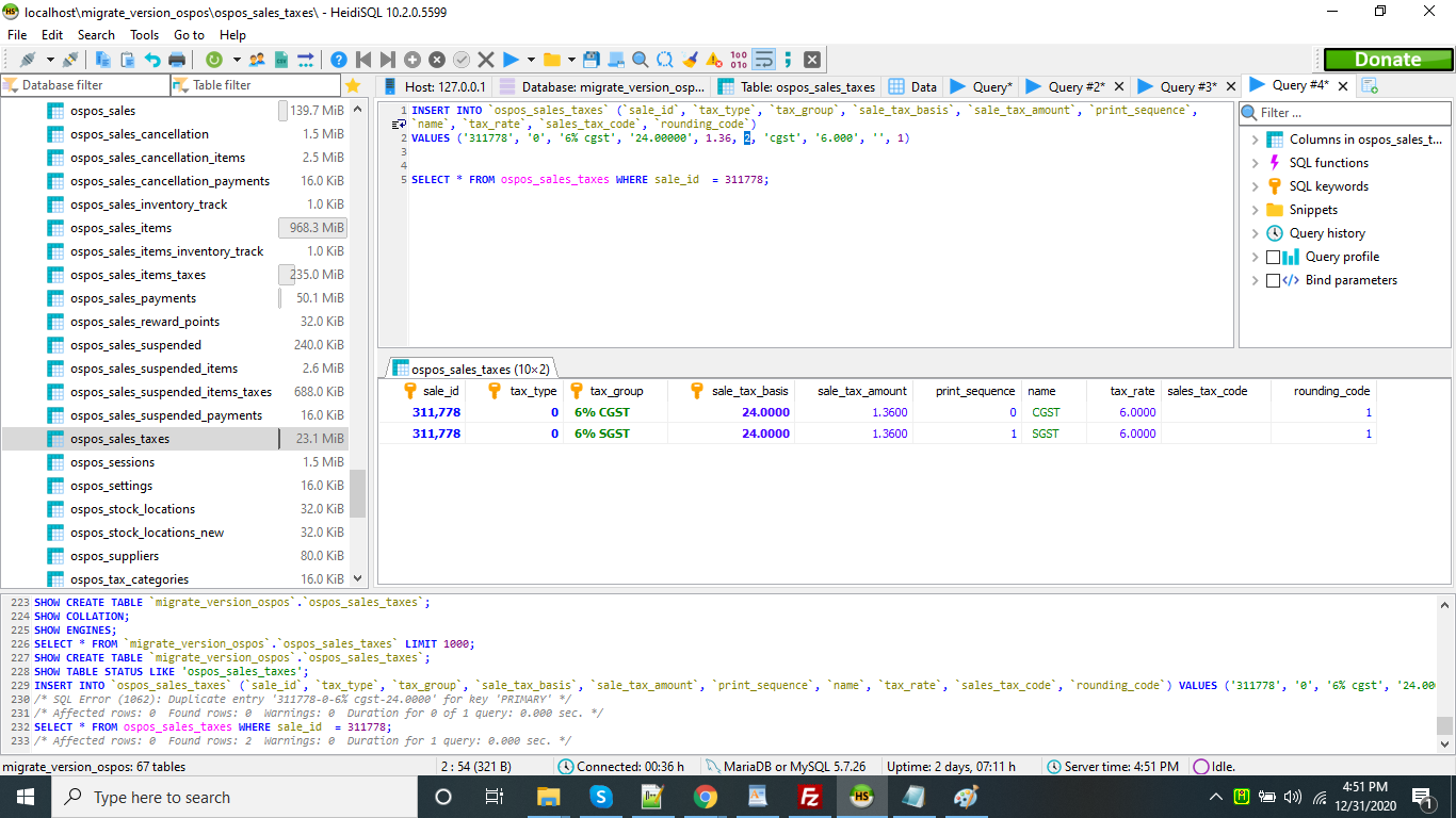 OSPOS Version Upgrade 3.0.2 to 3.3.1 · Issue #3050 · opensourcepos ...