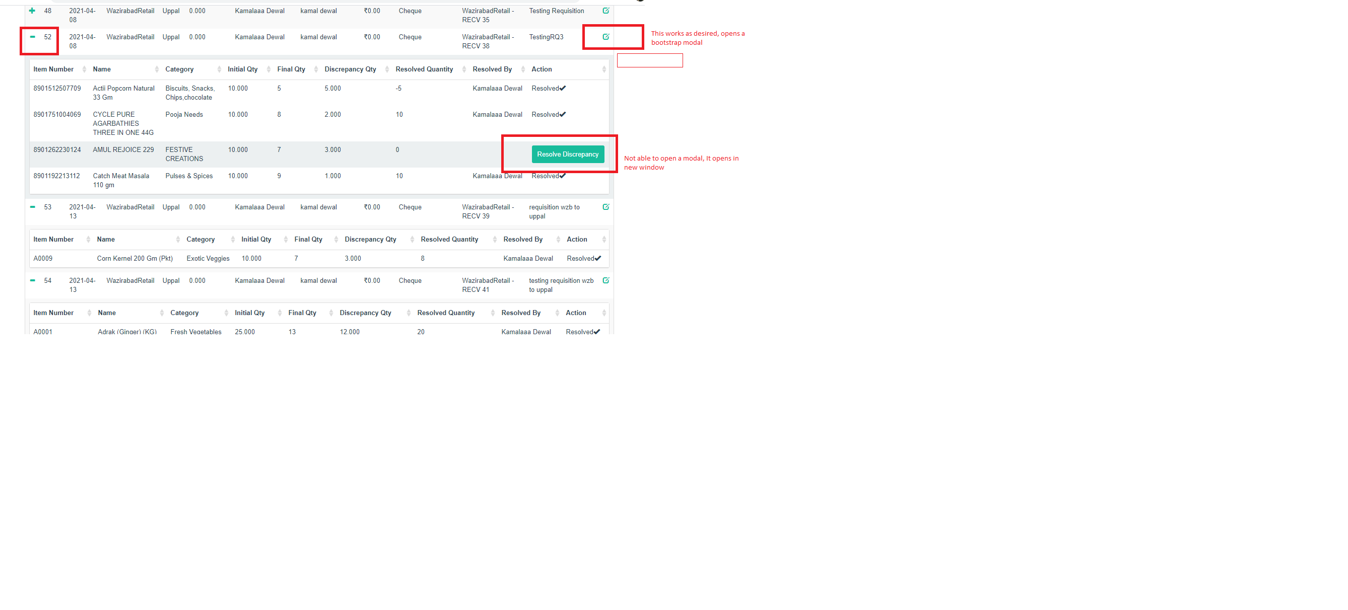 Open Modal on + sign OSPOS Report · Issue #3158 · opensourcepos/opensourcepos · GitHub