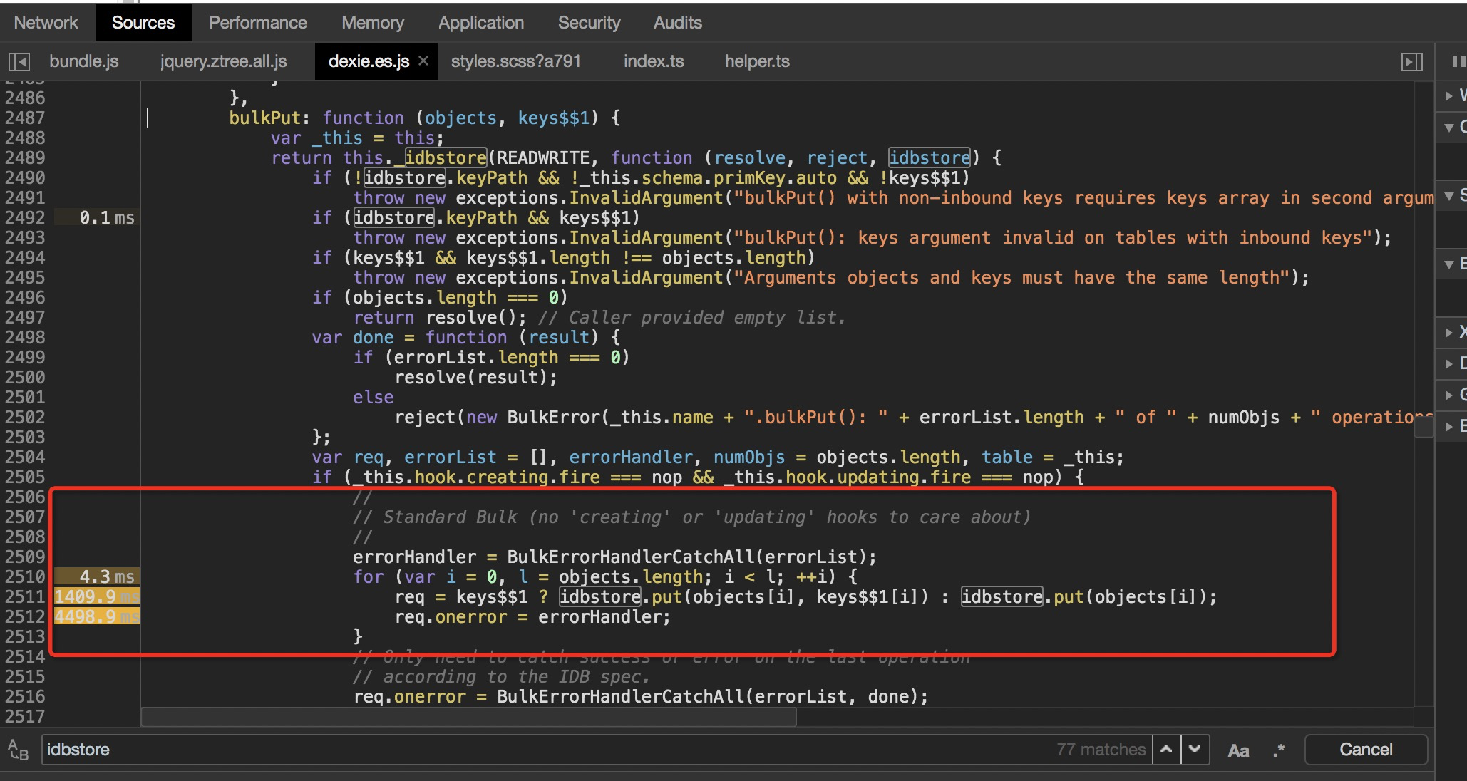 Performance issue with bulkPut method · Issue #905 · dexie/Dexie.js ... Performance issue with bulkPut method · Issue #905 · dexie/Dexie.js ...