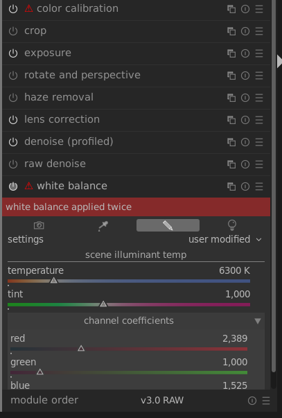 White Balance Applied Twice Error · Issue 12801 · Darktable Orgdarktable · Github 0791