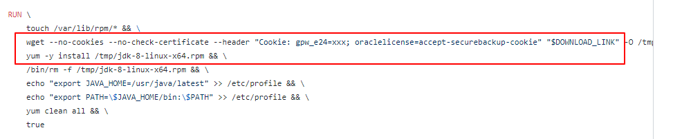 canal 生成docker基础镜像Dockerfile 下载oracle jdk 失败 · Issue #2631 · alibaba ...