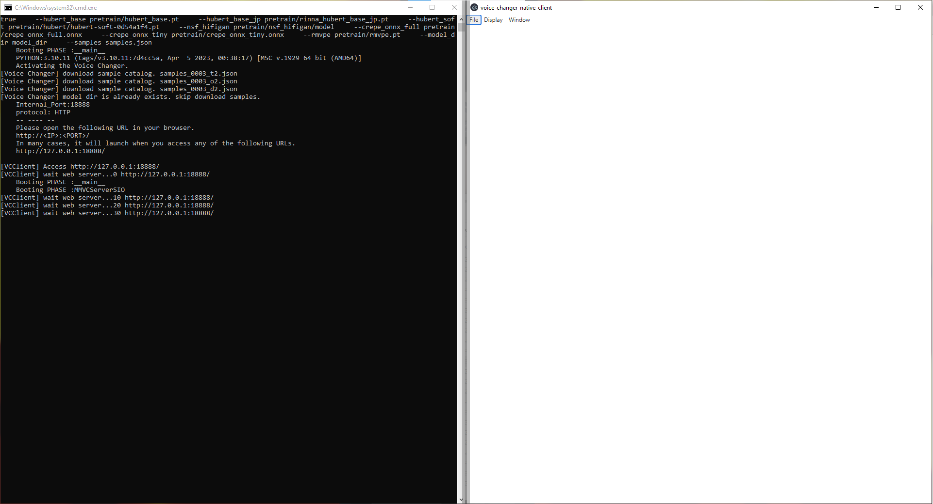 localhost refused connection · Issue #669 · w-okada/voice-changer · GitHub