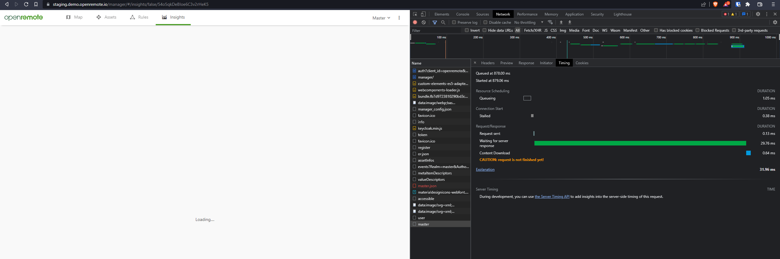 Insights: page refresh 'crashes' tab · Issue #1050 · openremote/openremote · GitHub