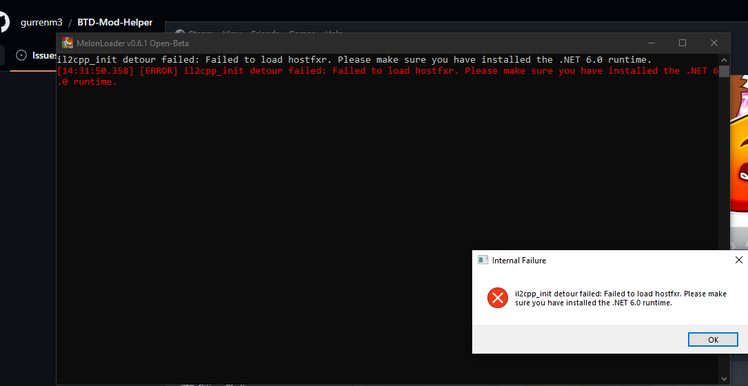 Happened when trying to launch for the first time · Issue #169 · gurrenm3/BTD-Mod-Helper · GitHub