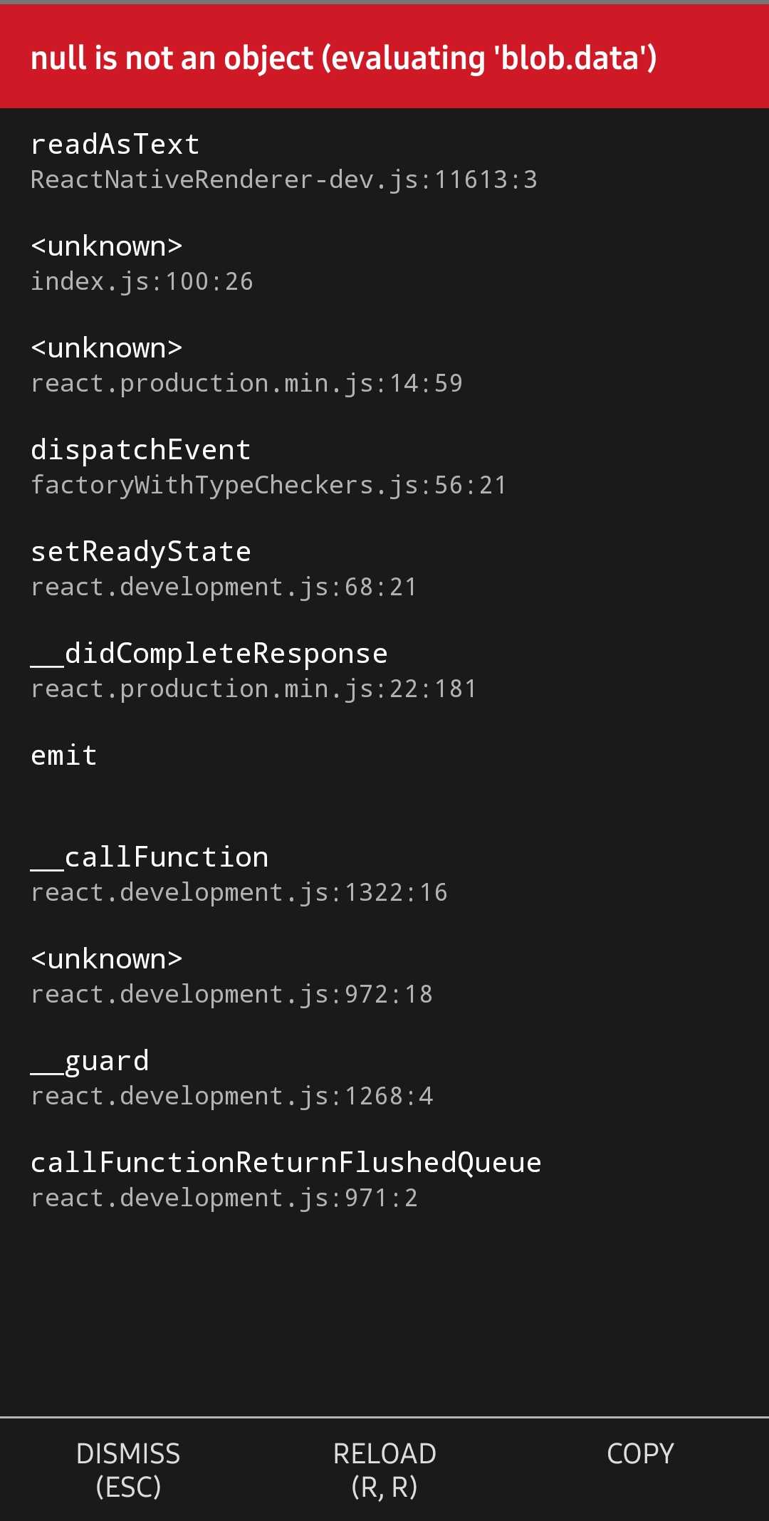 null is not an object (evaluating 'blob.data') · Issue #1102 · RocketChat/Rocket.Chat ...