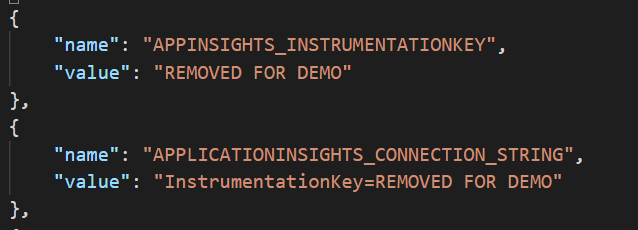 2x applications insights configuration settings added. · Issue #1519 ...