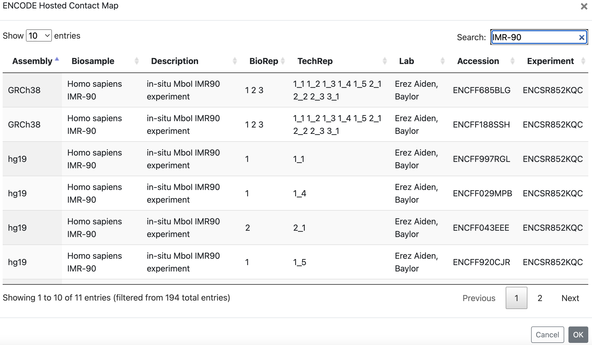 ENCODE list · Issue #378 · igvteam/juicebox.js · GitHub