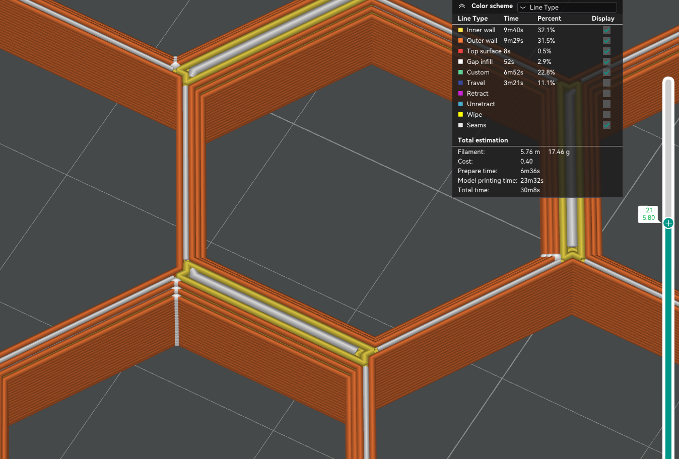 Gap infill overextrudes and causes zits. Need a way to set flow ratio for specific line types ...