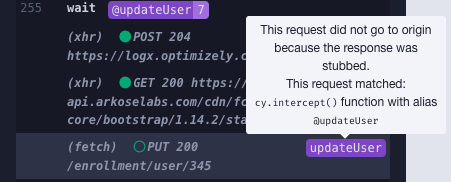 `intercept` with stubbed response is hitting the origin server · Issue #27935 · cypress-io ...