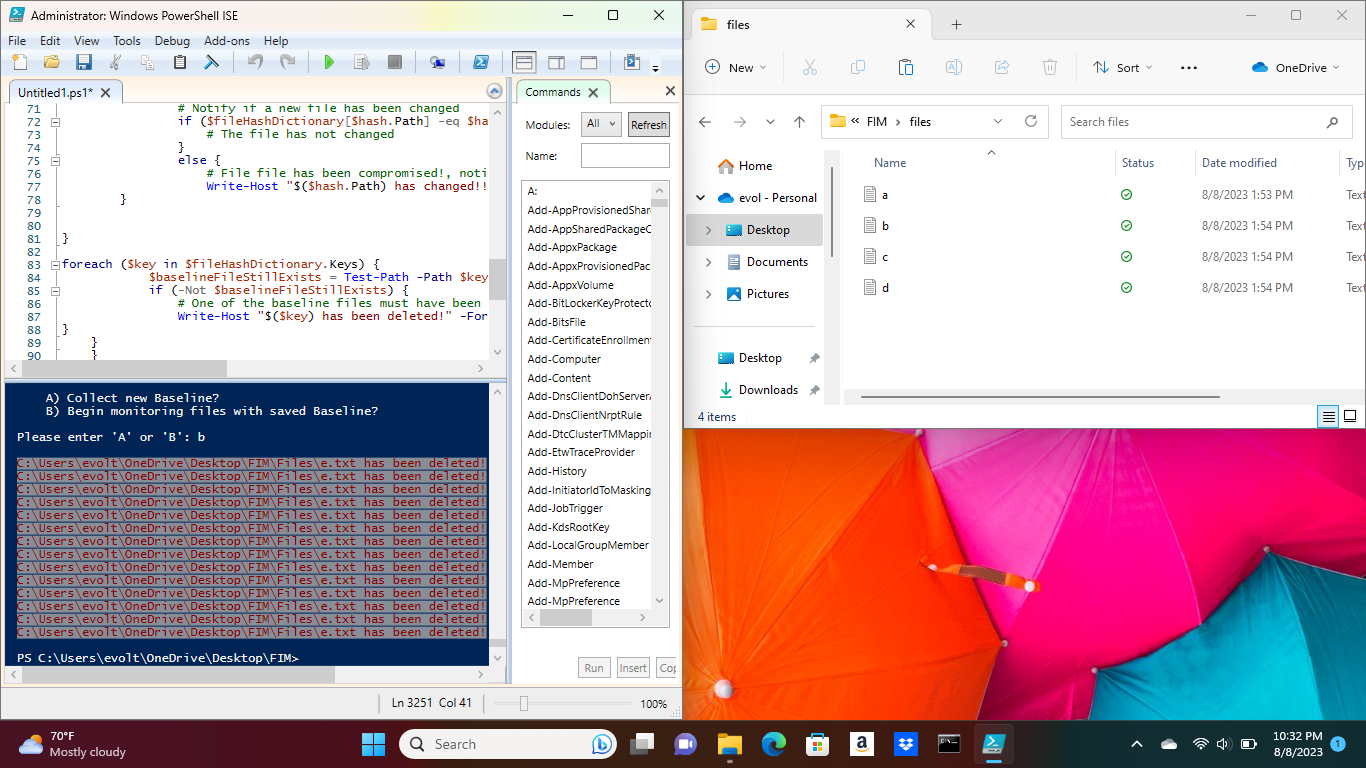 GitHub - SCarew14/File-Integrity-Monitor: File Integrity Monitor Cyber Security Project
