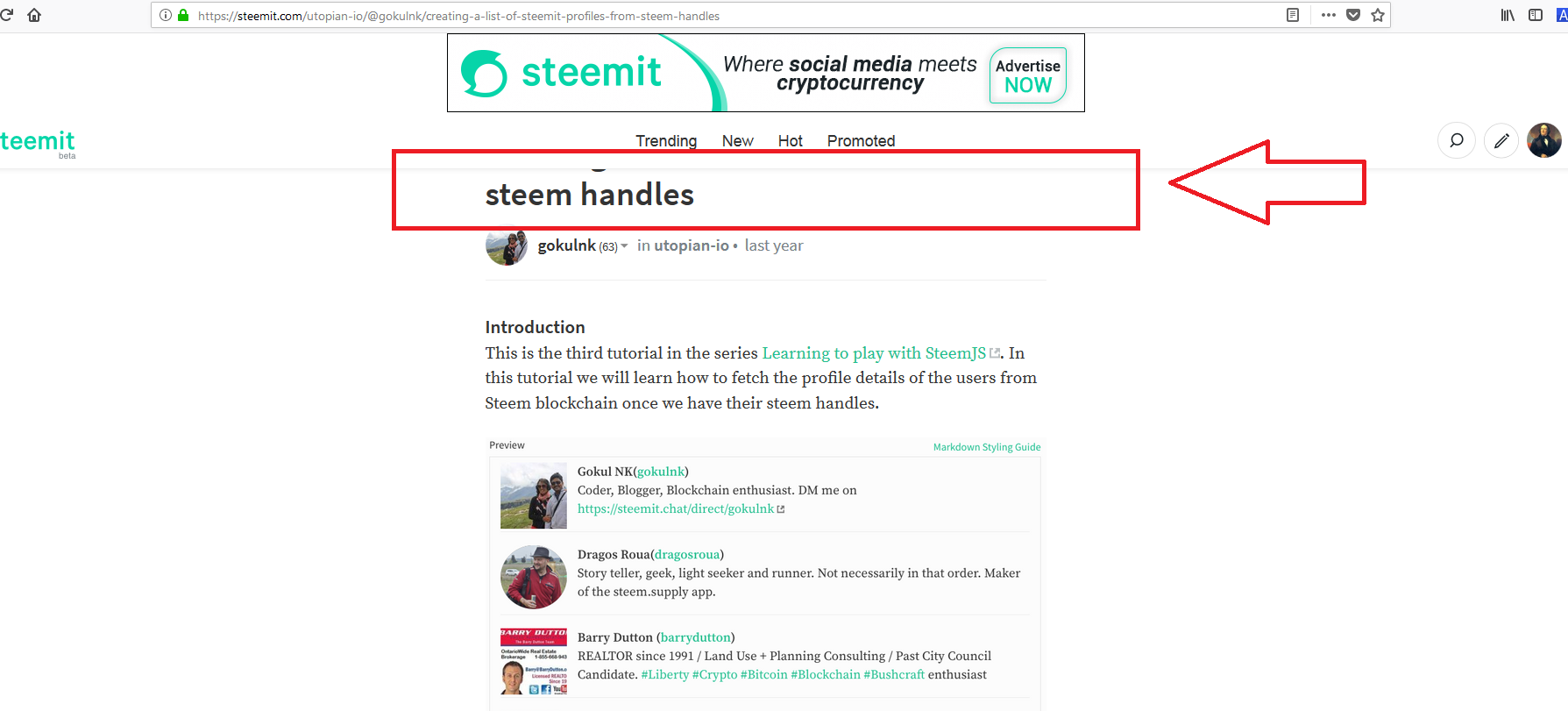 header element blocks article title · Issue #3385 · steemit/condenser · GitHub