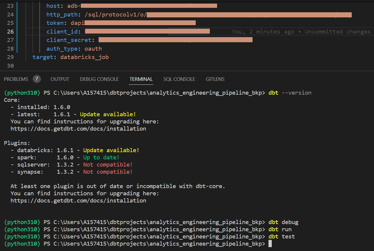 Unable To Run A Dbt Project Through A Databricks Workflows · Issue 410 · Databricksdbt