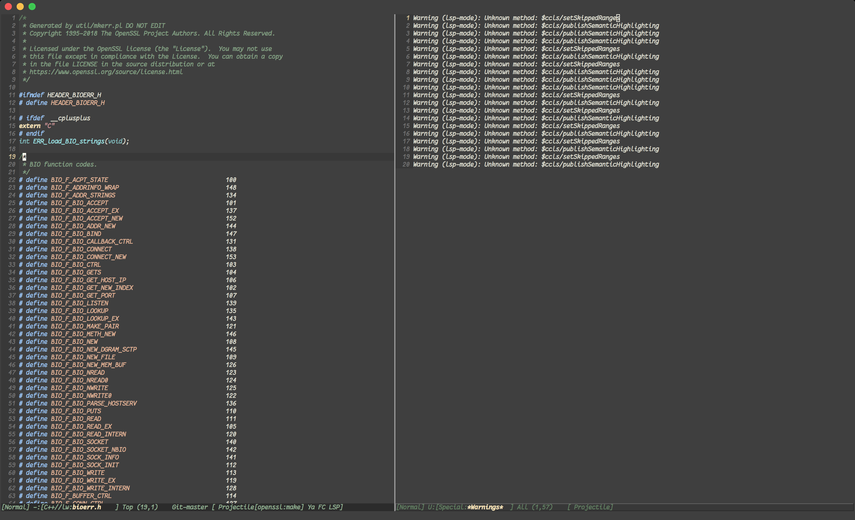 Warning Lsp Mode Unknown Method Cclspublishsemantichighlighting · Issue 95 · Maskrayccls 