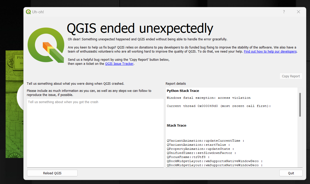 Qgis Crash When Open Project · Issue 54156 · Qgisqgis · Github 2653
