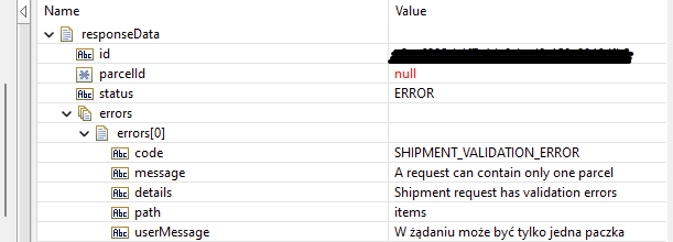 A Request Can Contain Only One Parcel Shipment Request Has Validation Errors · Issue 7482 2897