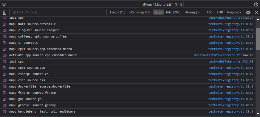 Sometimes broken TextMate coloring in header files · Issue #100 · eclipse-theia/theia-cpp ...