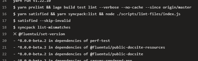 Chore Fix Version Mismatch By Layershifter · Pull Request 17053 · Microsoft Fluentui · Github
