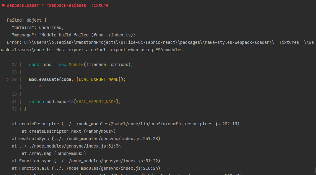 migrate-converged-pkg: removes options for Jest config · Issue #20760 ...