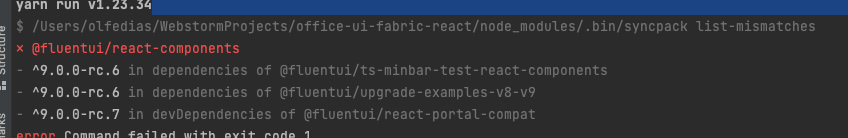 [Release]: Issue with versions bump · Issue #22559 · microsoft/fluentui · GitHub