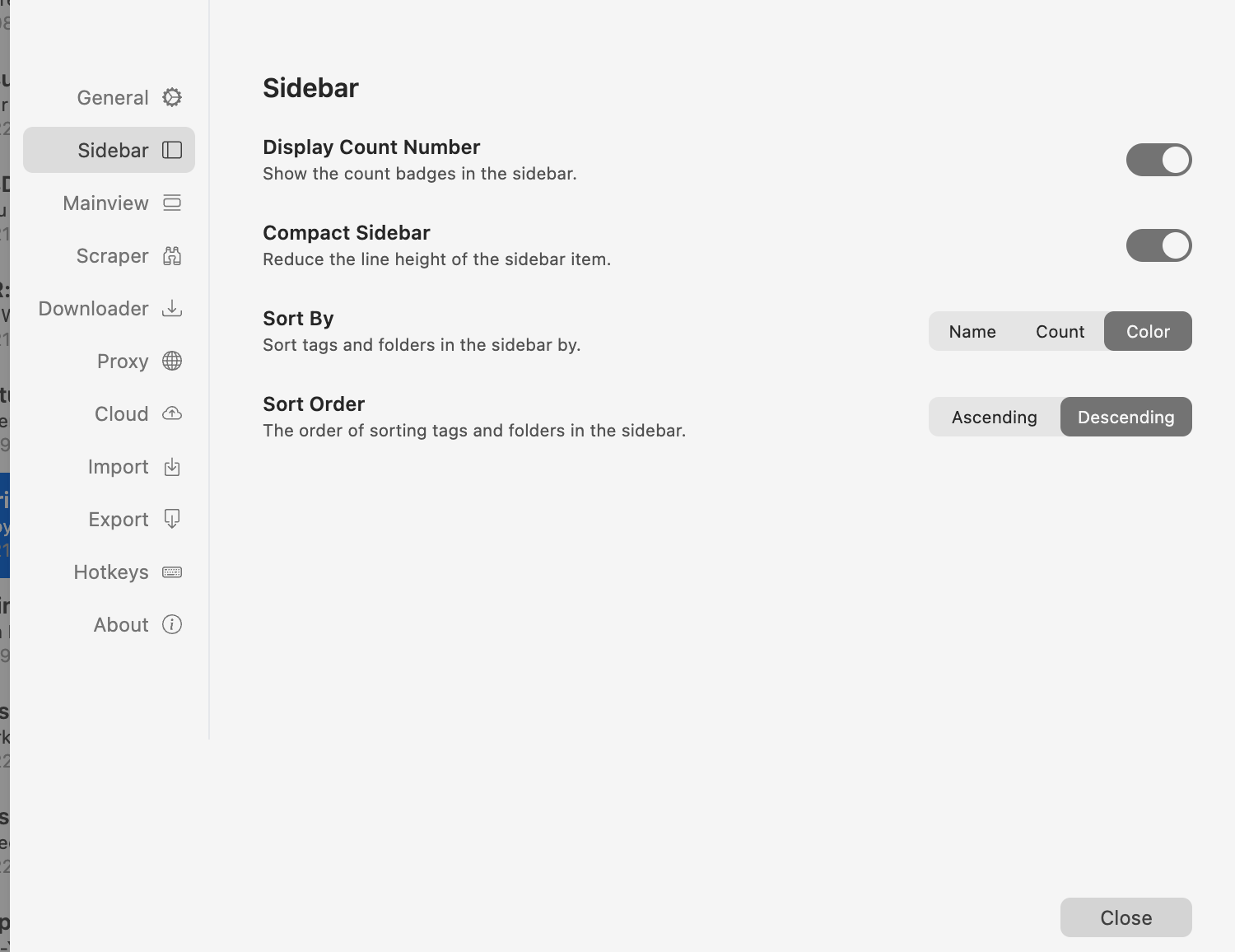 Sort Tags in the Mainview · Issue #175 · Future-Scholars/paperlib · GitHub