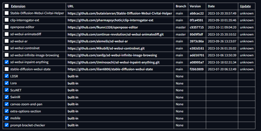 Inpaint_anything incompatibility with other extensions. · Issue #112 ...