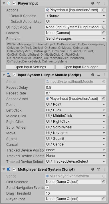 MultiplayerEventSystem only answers to the first player's events for UI · Issue #897 · Unity ...