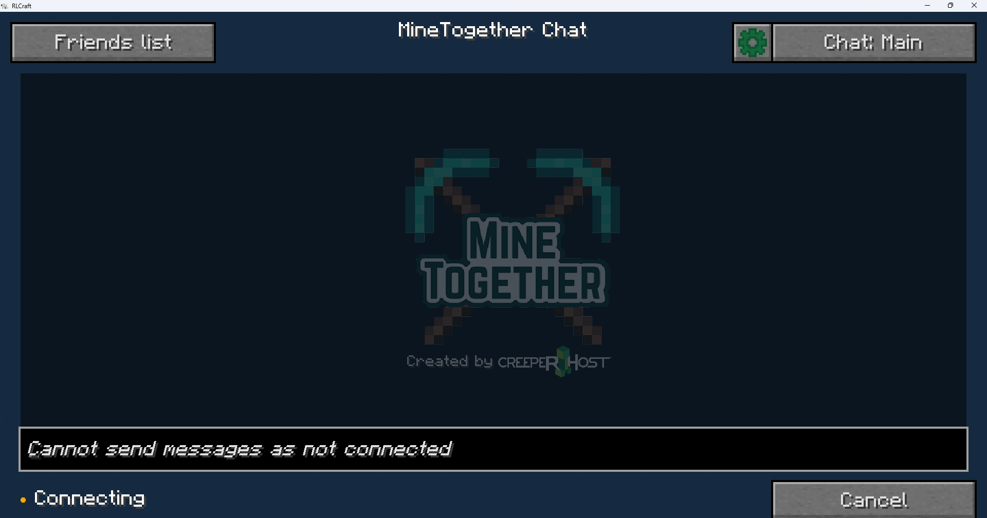 Bug · Issue 749 · Creeperhostminetogether · Github
