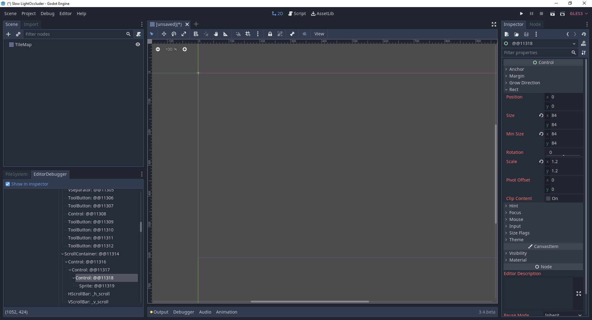 Tileset editor breaks if you open and close it enough times (3.4beta regression) · Issue #52760 ...