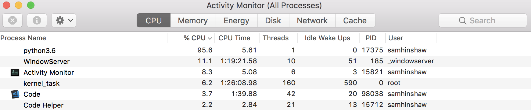 Heavy CPU usage · Issue #2149 · microsoft/vscode-python · GitHub